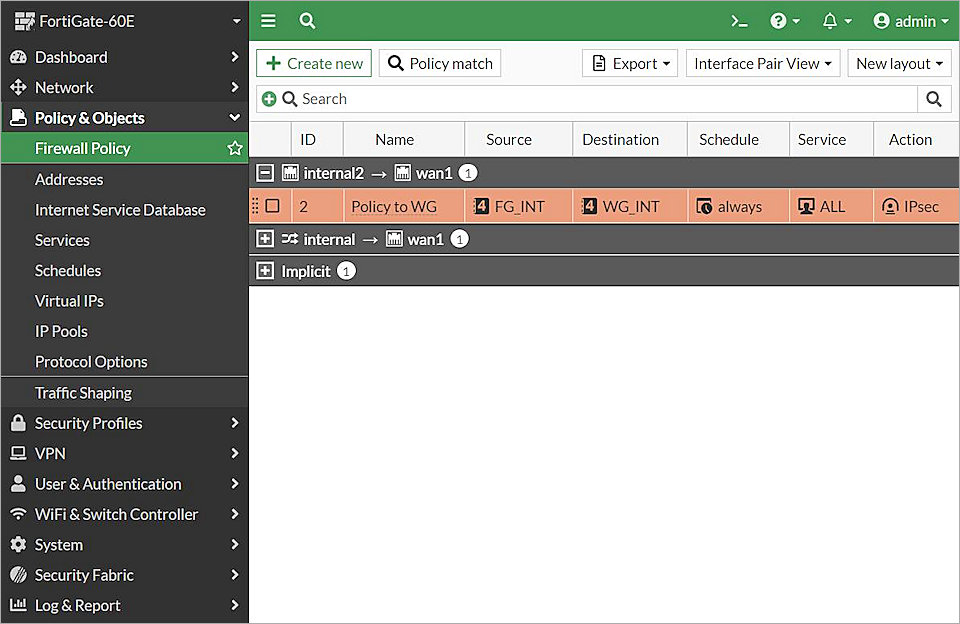 Fortinet FortiGate Policy-Based BOVPN Integration Guide